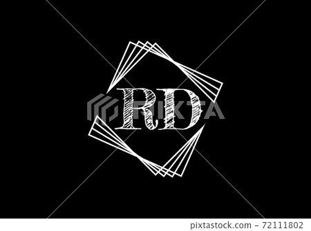 Initial Monogram Letter R D Logo Design Vector...-插圖素材 [72111802] - PIXTA圖庫