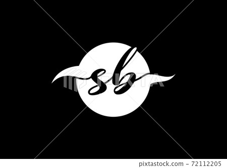 S B Initial Letter Logo Design Vector Template.... - Stock Illustration ...