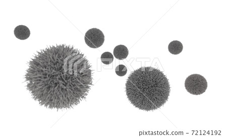 Dust, virus pollen image CG - Stock Illustration [72124192] - PIXTA