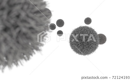 Dust, virus pollen image CG - Stock Illustration [72124193] - PIXTA