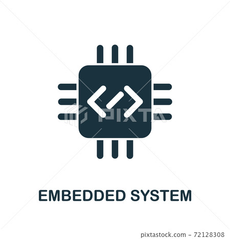 Embedded System icon from digitalization...-插圖素材 [72128308] - PIXTA圖庫