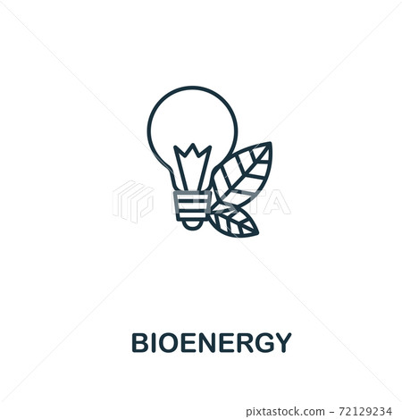 Bioenergy icon from clean energy collection....-插圖素材 [72129234] - PIXTA圖庫