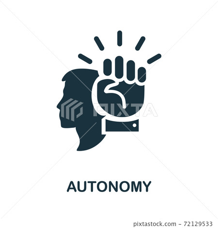 Autonomy icon. Simple element from business... - Stock Illustration ...