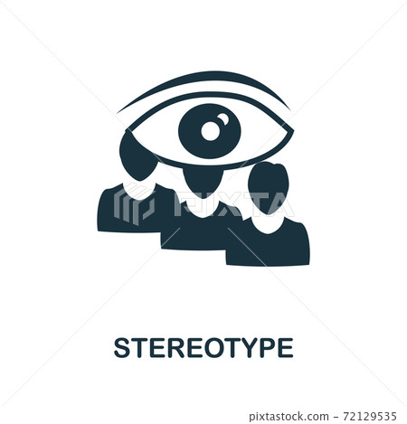 Stereotype icon. Simple element from business...-插圖素材 [72129535] - PIXTA圖庫