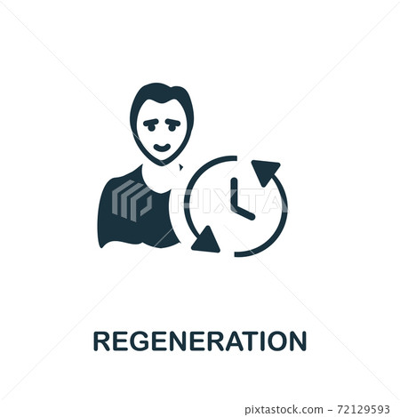 Regeneration icon. Simple illustration from... - Stock Illustration ...
