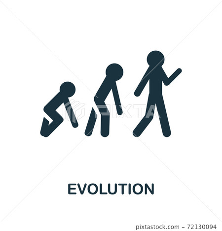 Evolution icon. Creative simple design from...-插圖素材 [72130094] - PIXTA圖庫