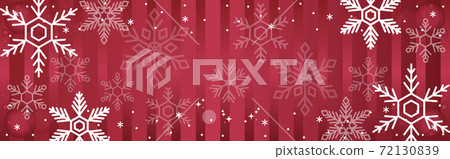Winter snow banner background wallpaper red... - Stock Illustration ...