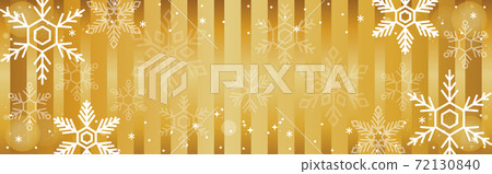 Winter snow banner background wallpaper gold... - Stock Illustration ...