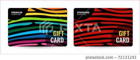 Bright card with rainbow and red stripes.... - Stock Illustration ...