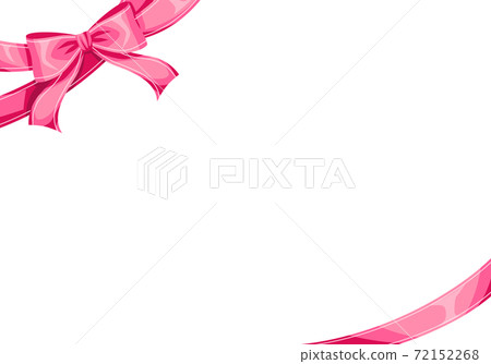 Pink ribbon frame - Stock Illustration [72152268] - PIXTA