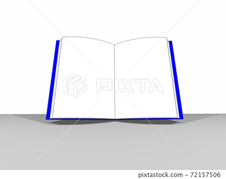 3d rendering of an open book - Stock Illustration [72157506] - PIXTA