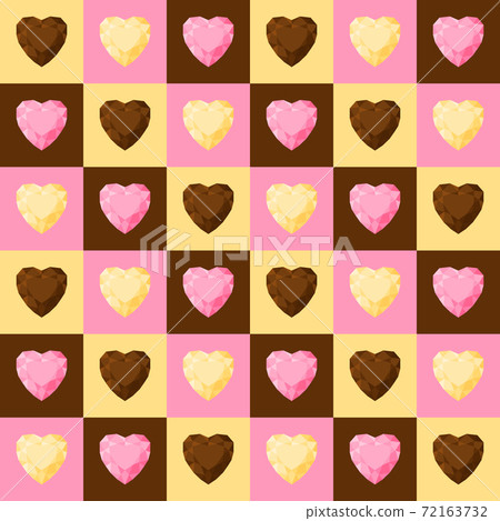 Valentine / chocolate / pattern / pink - Stock Illustration [72163732 ...