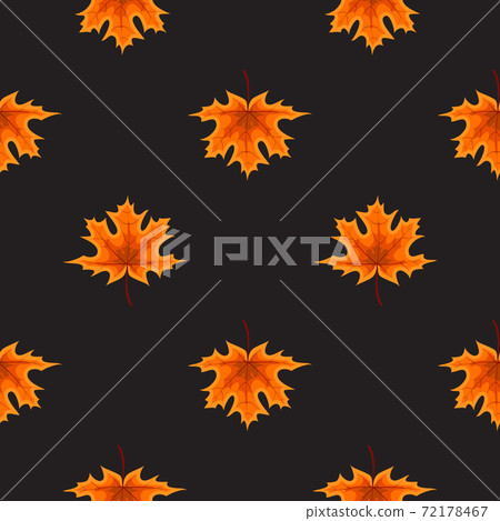 Abstract Vector Illustration Autumn Seamless... - Stock Illustration ...