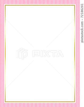 Frame material: Pink stripe Simple decorative rule - Stock Illustration ...