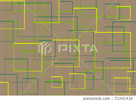 Retro square pattern written on canvas - Stock Illustration [72201416 ...
