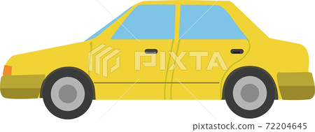 Illustration of an ordinary passenger car seen... - Stock Illustration ...