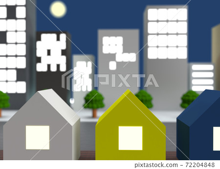 Clay animation background style 3D landscape... - Stock Illustration ...