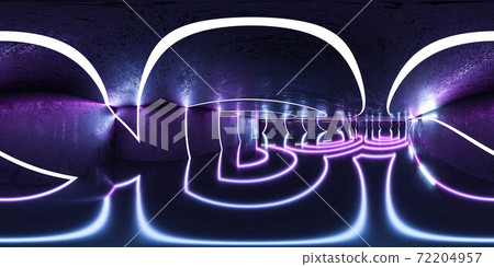 360 degree panorama hdr vr style dark hall room... - Stock Illustration ...