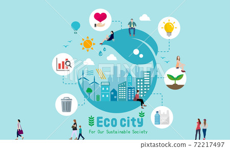 Urban life image banner illustration that... - Stock Illustration ...