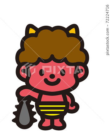 Cute demon character - Stock Illustration [72224716] - PIXTA