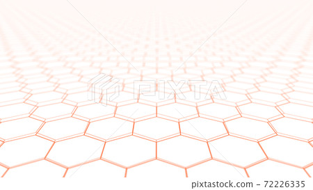 CG Hexagon background material of multiple... - Stock Illustration ...
