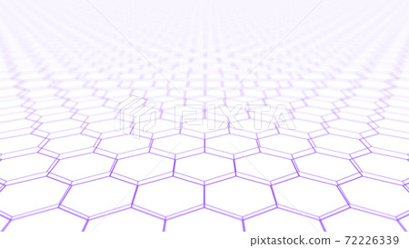 CG Hexagon background material of multiple... - Stock Illustration ...