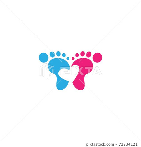 Footsteps logo icon design template - Stock Illustration [72234121] - PIXTA