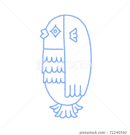 Amabie's illustration of a simple line art - Stock Illustration ...