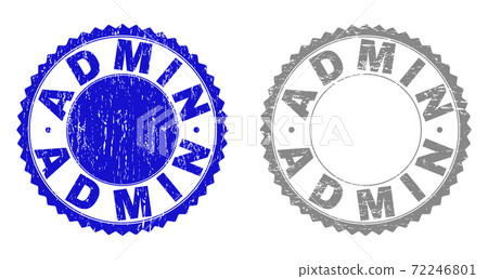 Textured ADMIN Grunge Stamps - Stock Illustration [72246801] - PIXTA
