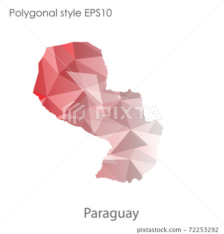 Vector isolated illustration icon of Paraguay... - Stock Illustration ...