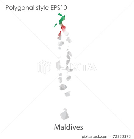 Vector isolated illustration icon of Maldives... - Stock Illustration ...
