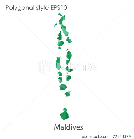 Vector isolated illustration icon of Maldives... - Stock Illustration ...