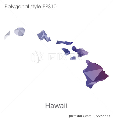 Vector isolated illustration icon of Hawaii... - Stock Illustration ...