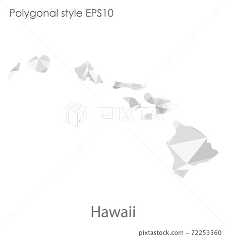 Vector isolated illustration icon of Hawaii... - Stock Illustration ...