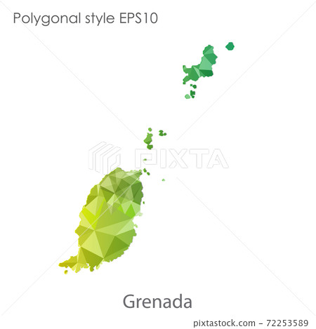 Vector isolated illustration icon of Grenada... - Stock Illustration ...
