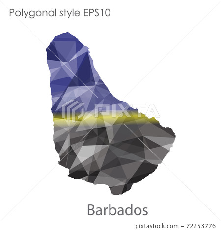 Vector isolated illustration icon of Barbados... - Stock Illustration ...