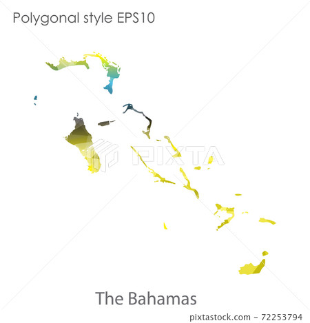Vector isolated illustration icon of Bahamas... - Stock Illustration ...
