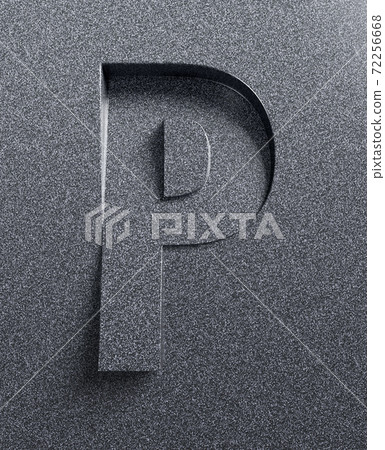 Slanted 3d font engraved and extruded from the... - Stock Illustration ...