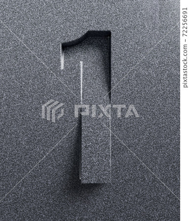 Slanted 3d font engraved and extruded from the... - Stock Illustration ...