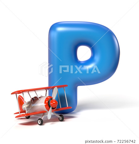 Toy font letter P 3d rendering - Stock Illustration [72256742] - PIXTA