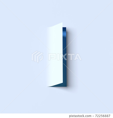 Cut out paper font letter I - Stock Illustration [72256887] - PIXTA