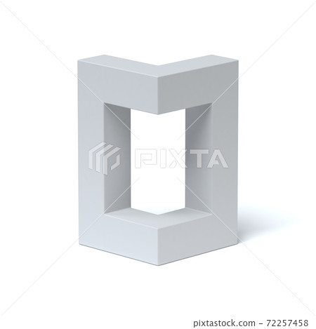Isometric font 3d rendering letter O - Stock Illustration [72257458 ...