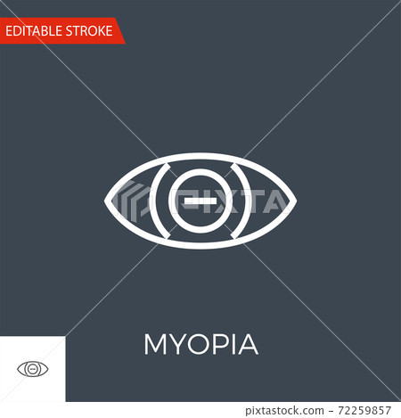 Myopia Vector Icon - Stock Illustration [72259857] - PIXTA