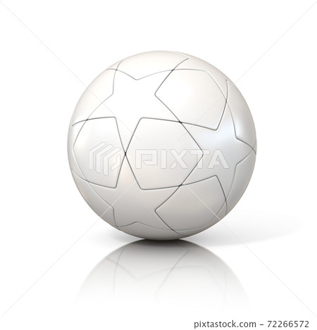 football - soccer ball with star pattern... - Stock Illustration ...