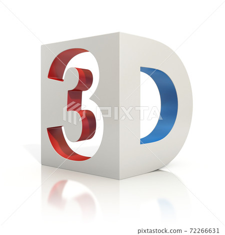 3d movie icon on white background - Stock Illustration [72266631] - PIXTA