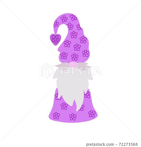 Cute colorful gnome little fancy creature for... - Stock Illustration ...