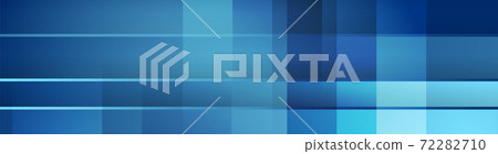 Bright blue technology geometric abstract... - Stock Illustration ...