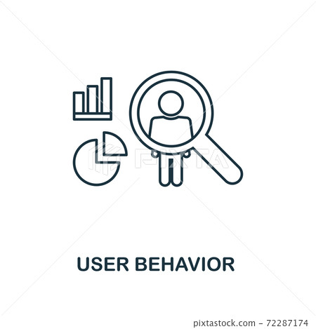 User Behavior outline icon. Thin line style...-插圖素材 [72287174] - PIXTA圖庫