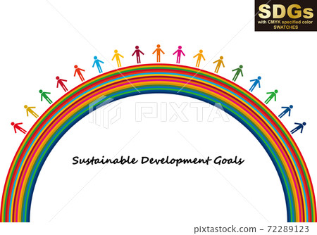 SDGs CMYK designated color (with swatch) Design... - Stock Illustration ...