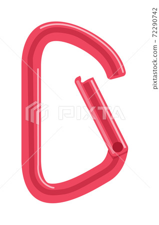 Snap-hook fastener isolated on white background - Stock Illustration ...